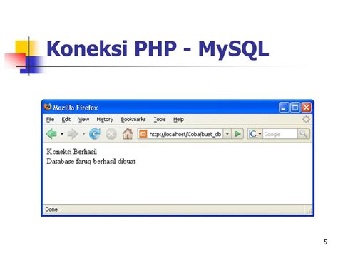 Пример php mysql connect php Обзорный пример расширения mysql