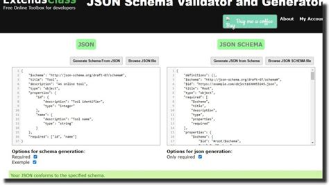 json schema generator tools user guide 2021 web design agency upqode