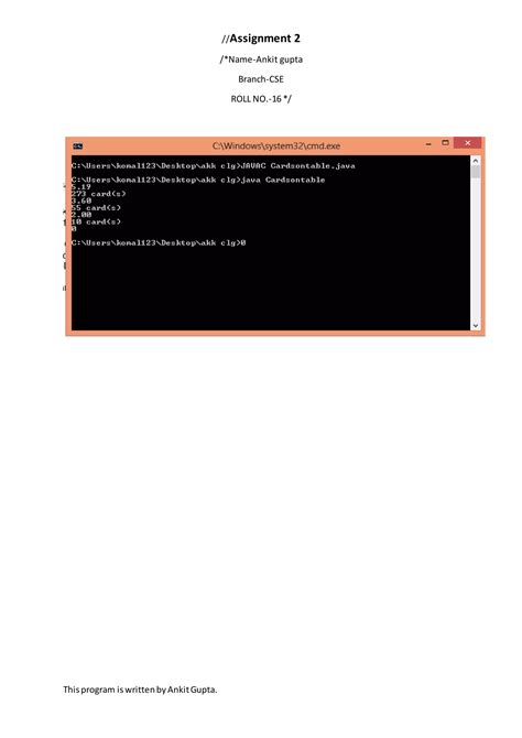 Java Program Assigment 2 Pdf