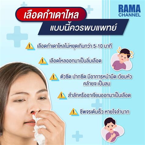 Man Nature เลือดกำเดาไหล วิธีปฐมพยาบาลเบื้องต้น