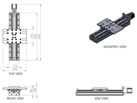 Technical Drawing Of X Axis Download Scientific Diagram