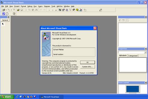 Logiciel Visual Basic 6 0 Présentation du logiciel