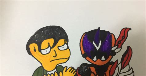 仮面ライダー お前は人類の未来に外を為す者ジャッジを…下す！ ドクロデザインのイラスト Pixiv