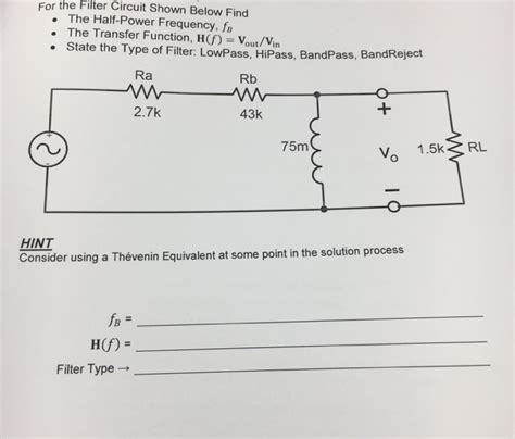 Solved Find The Half Power Frequency F B The Transfer