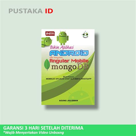 Jual Buku Bikin Aplikasi Android Dengan Angular Mobile Dan Mongodb Agung Julisman Shopee