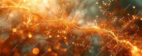 Premium Photo Interwoven Threads Of Light Connecting Nodes Wallpaper