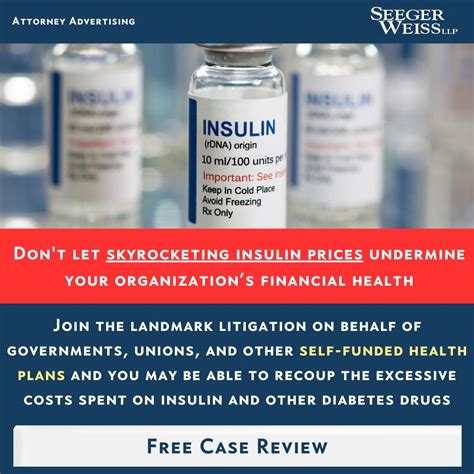 Insulin Pricing Scheme Lawsuit Seeger Weiss Llp Seeger Weiss Llp