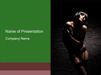 Fetish Look PowerPoint Template Backgrounds Google Slides ID SmileTemplates Com