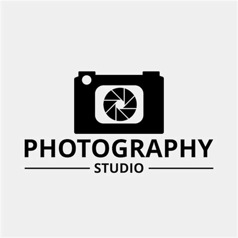 사진 로고 디자인 프리미엄 벡터