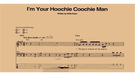 Hoochie Coochie Man Chordpro Or Tab At Geraldine Percival Blog