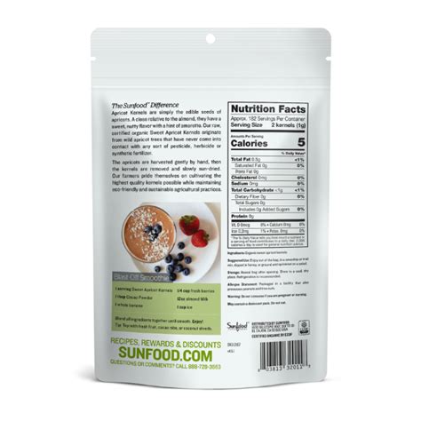 Organic Apricot Kernels 227g Juthour