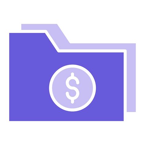 Premium Vector Money Folder Vector Illustration