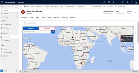 Beyond Pins And Routes Unveiling The Power Of Related Record Plotting On Maps Within Dynamics Crm