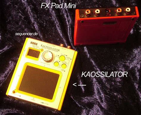 Korg Kaossilator Digital Synthesizer Real Time Sequencer