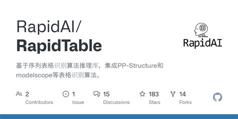 RapidTable README Md At Main RapidAI RapidTable GitHub