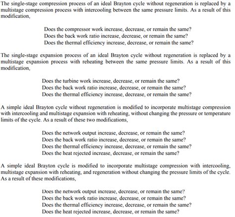 Solved The Single Stage Compression Process Of An Ideal