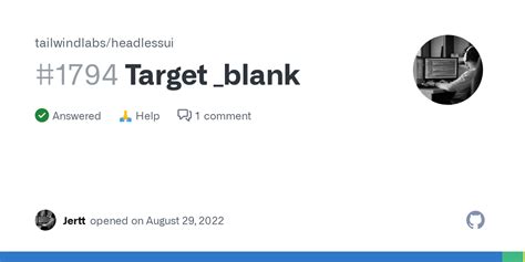 Target Blank Tailwindlabs Headlessui Discussion Github