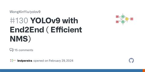 Yolov9 With End2end Efficient Nms · Issue 130 · Wongkinyiuyolov9