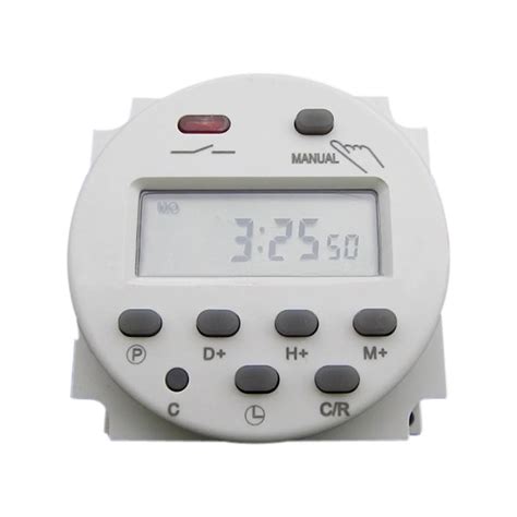 AC220V 240V 16A LCD Digital Power Timer 7 Day Weekly Programmable Control Time Switch
