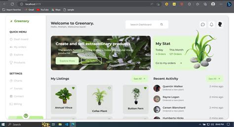 Github Mohsin Dashboard Frontend This A Dashboard Front End Website Which Is Made Using