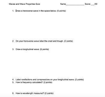 Intro To Waves And Wave Properties Quiz By Modern And Engaging Content