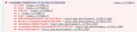 Uncaught TypeError C Is Not A Function Issue 10 Seawind543 React