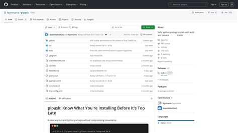 Pipask A New Security Layer For Python Package Installation Sparks Community Discussion Biggo