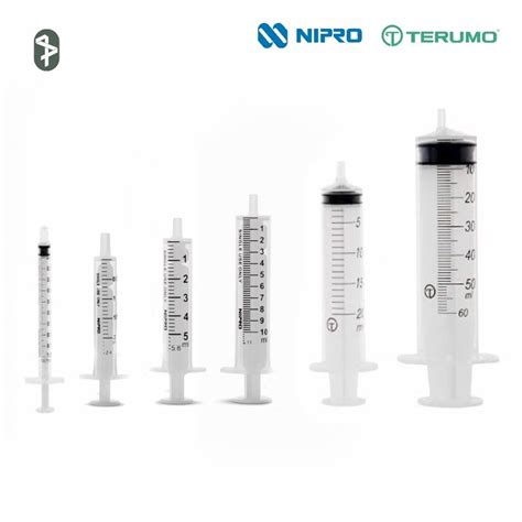 กระบอกฉีดยา Nipro Syringe นิโปร Terumo Syringe เทอรูโม 1 Ml 3 Ml 10