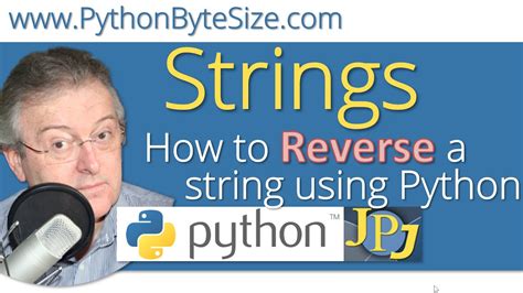 How To Reverse A String Using Python Youtube