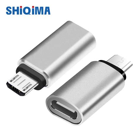 Shiqima Type C To Micro Usb Android Phone Cable Adapter Charger Converter For Xiaomi Samsung