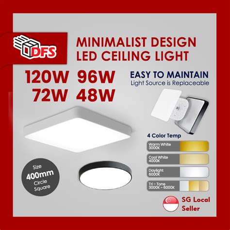 Led Ceiling Lights Singapore Modern Light Fixtures Dfsled
