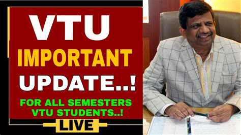 Vtu Important Update🚀 Youtube