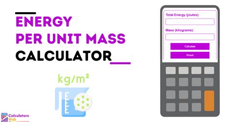 Energy Per Unit Mass Calculator