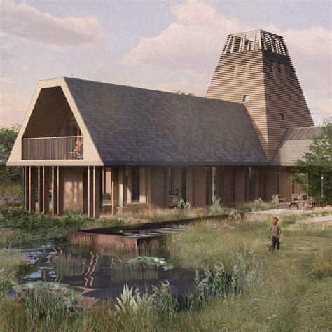 Studio Bark Designs Sculptural Forest Timber Installation For Leeds