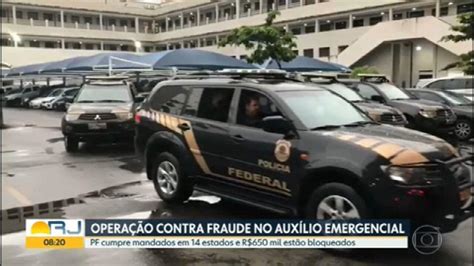 Vídeo Pf Faz Operação Contra Fraudes No Auxílio Emergencial Bom Dia