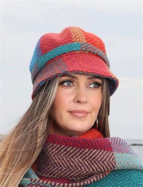 Wool County Hat Donegal Red Irish Hat Flapper Style Hat Fashion