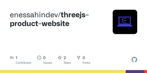 Github Enessahindevthreejs Product Website