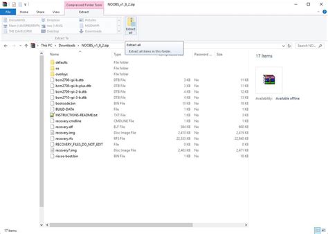 How To Install Noobs The Pi Hut