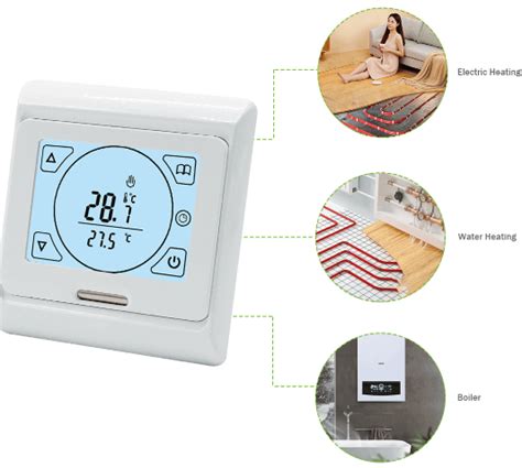 Rti Tek R9m Touch Screen Programmable Thermostat User Manual Thermostatguide