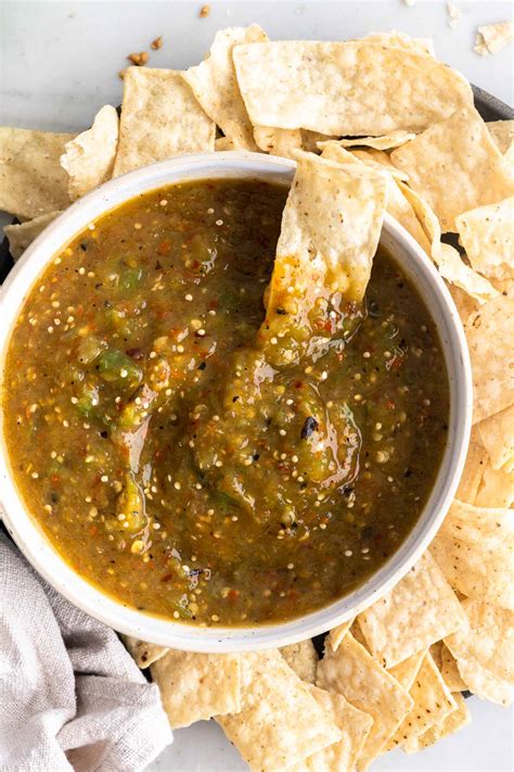 Tomatillo Red Chili Salsa With Spice