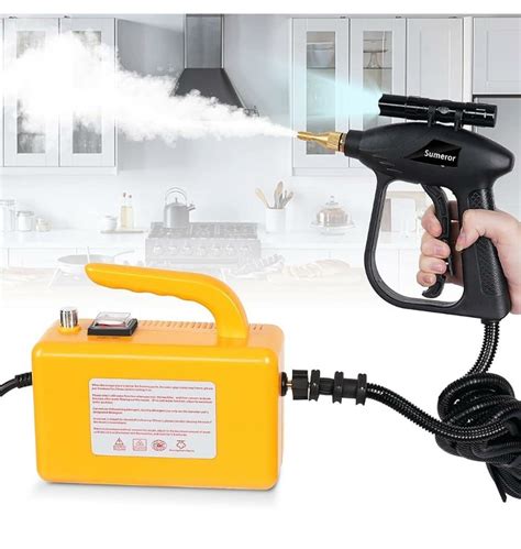 스팀 클리너 청소용 스팀기 가정용 휴대용 스팀 클리너 자동차 디테일 욕실 주방 그라우트 및 타 티몬