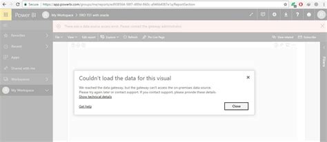 Power Bi Gateway Cant Access The Oracle Data Base Microsoft Fabric