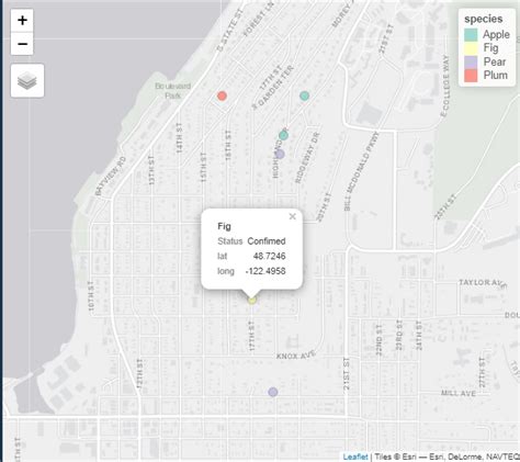 R Display All Attributes Of A Point Using Tmap Function Stack Overflow