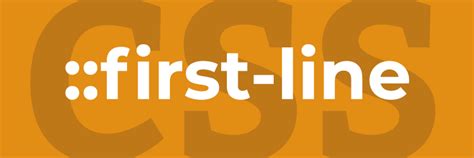 CSS First Line Pomagalnik