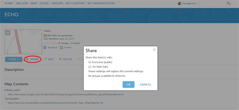Querying A Layer Using An ArcGIS Online Map