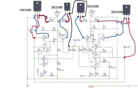 Amplifiers 2sc5200 Circuit Diagram Audio Amplifier Diy Amplifier Circuit Diagram