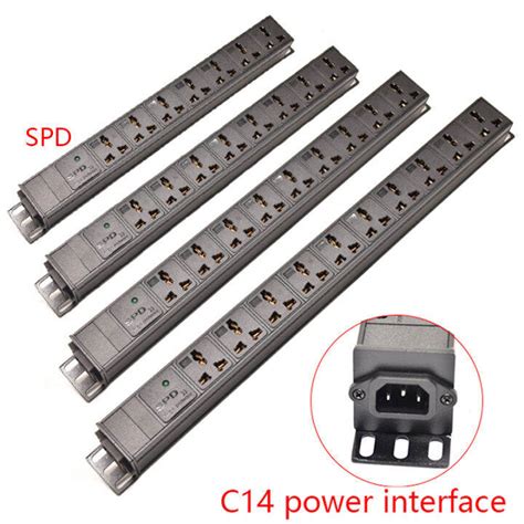 Universal Rack Mount PDU Power Distribution Unit PDU Power Strip Slots