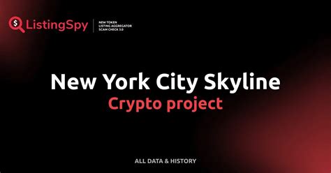 New York City Skyline Crypto Project Nycs Token Listings Events Analysis Listingspy