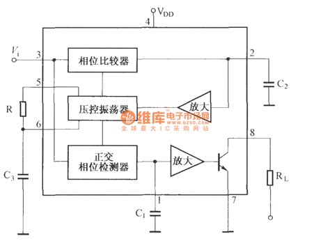 LM567 Internal Structure Circuit Diagram Automotive Circuit Circuit Diagram SeekIC Com