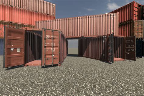 Industrial Shipping Container 3d Industrial Unity Asset Store